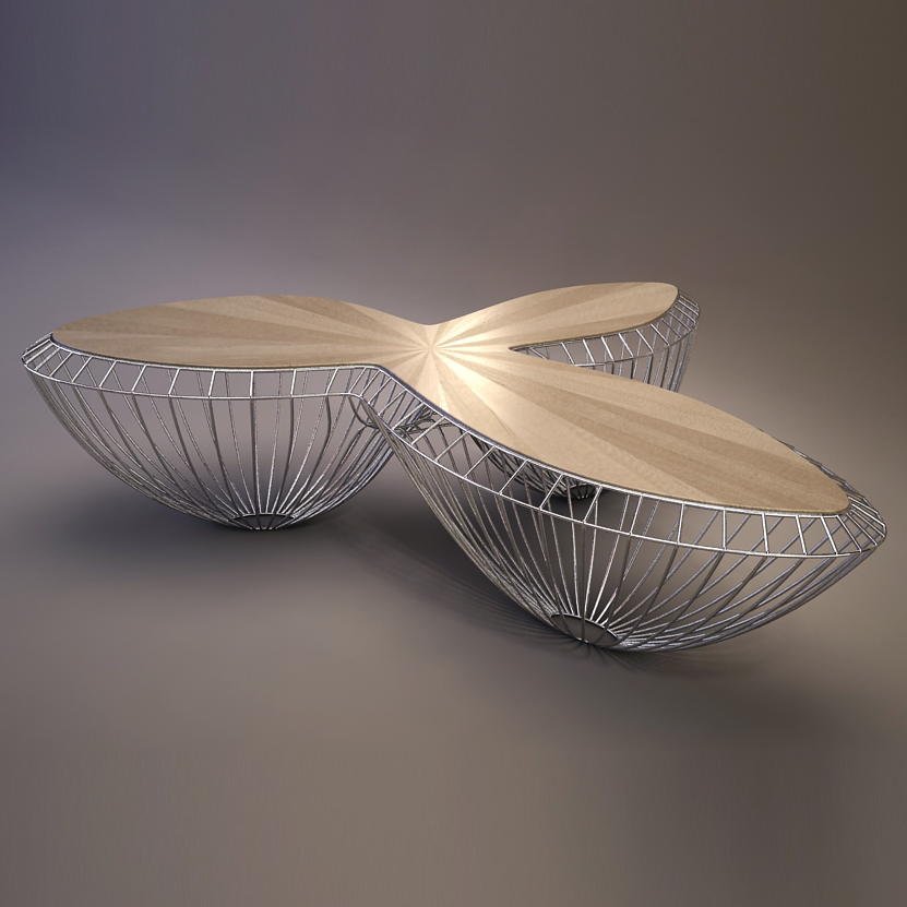 Balika Coffee Table Modern Gold Wire Marble Top – ARDITI COLLECTION